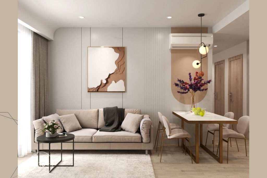 Thiết kế căn hộ Panaroma Riverside 3 phòng ngủ - Thiết kế thi công nội ...